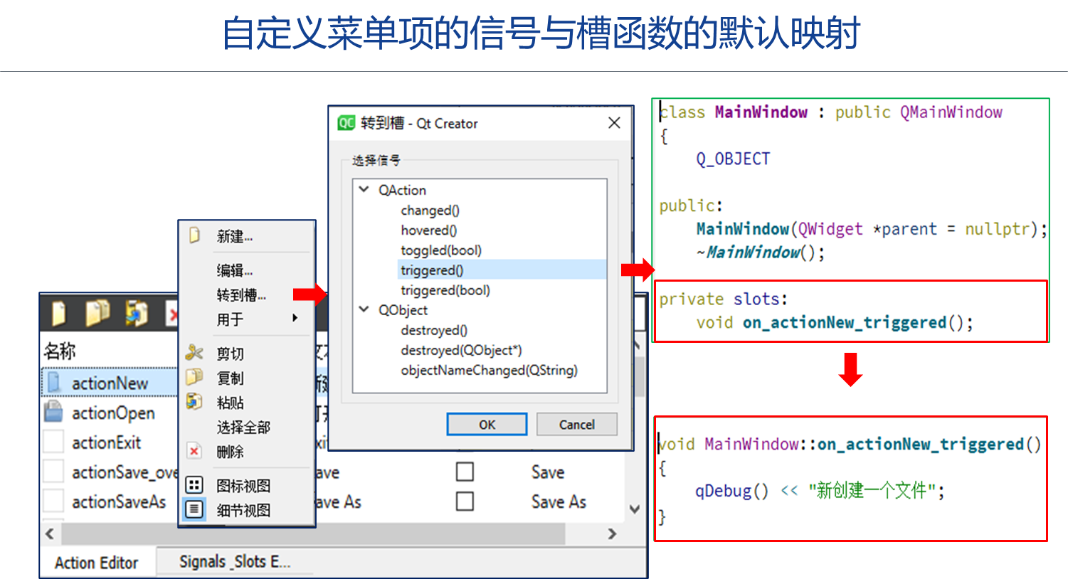 [QT编程系列-6]：C++图形用户界面编程，QT框架快速入门培训 - 3- QT窗体设计 - 自定义菜单栏_qt界面设计-CSDN博客