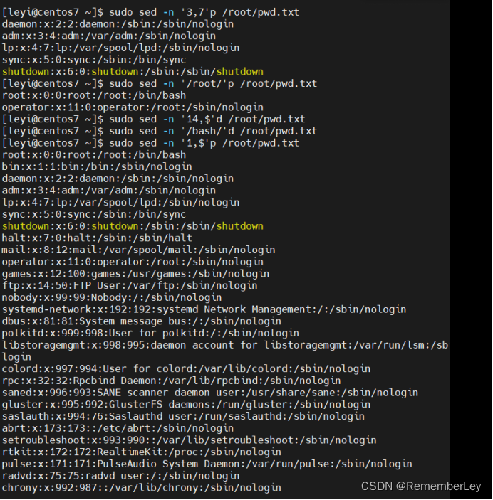 【Linux】正则表达式实验操作实例_用awk打印整个pwd.txt(以下操作都是用awk工具实现,针对pwd.txt)-CSDN博客