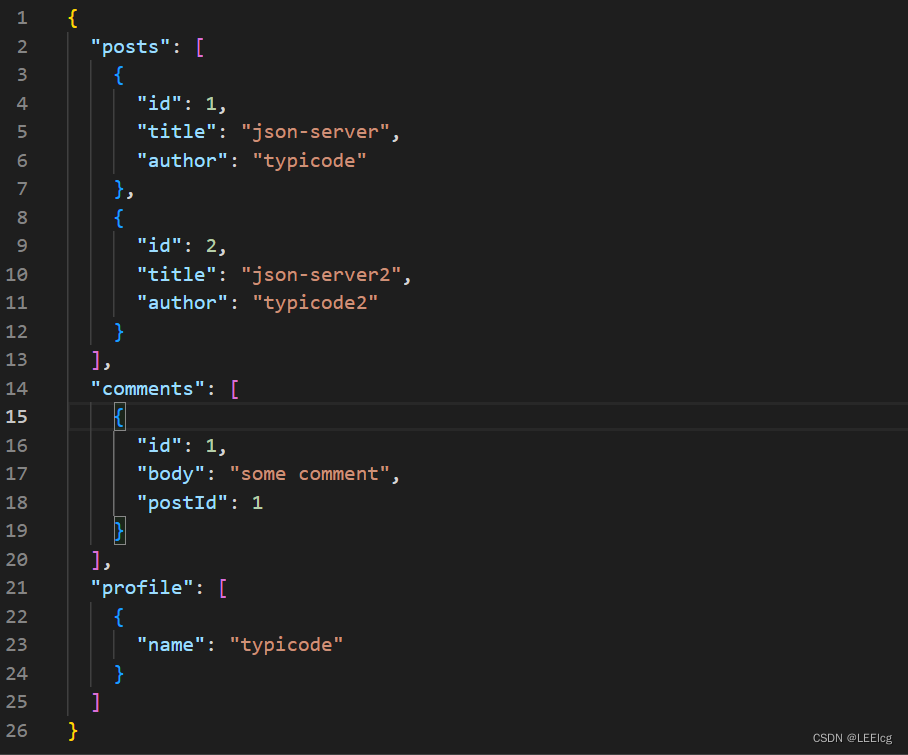 如何在Vue脚手架中使用json-server模拟数据接口_vue使用接口数据json-server-CSDN博客