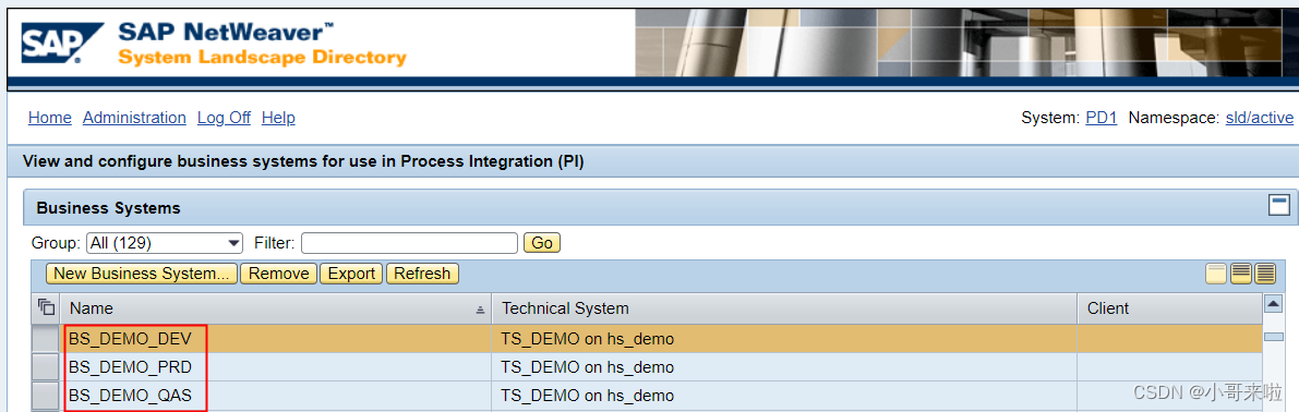 SAP PI System Landscape(SLD) 系统配置_sap sld-CSDN博客