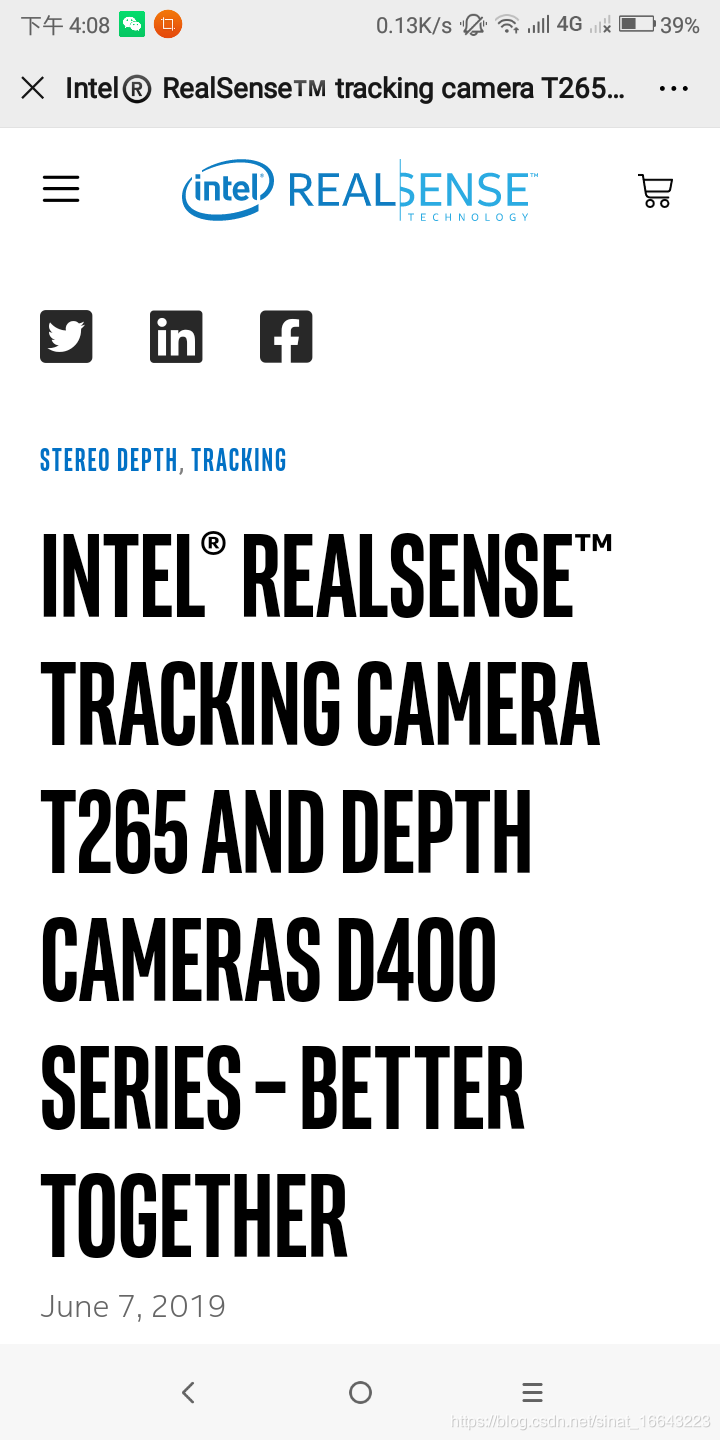 他们喜欢把T265和D435i结合起来用（T265是定位，D435i是建图，两者合起来就是同时定位和建图，不就是SLAM么）_d435i 3d打印-CSDN博客