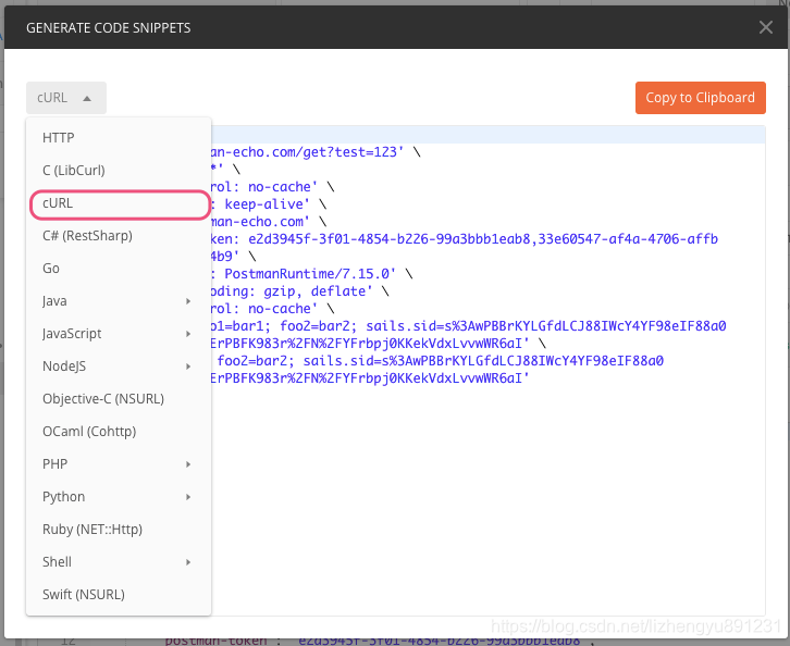 Postman简单用法以及转cURL等命令的正确姿势_postman post转 curl-CSDN博客
