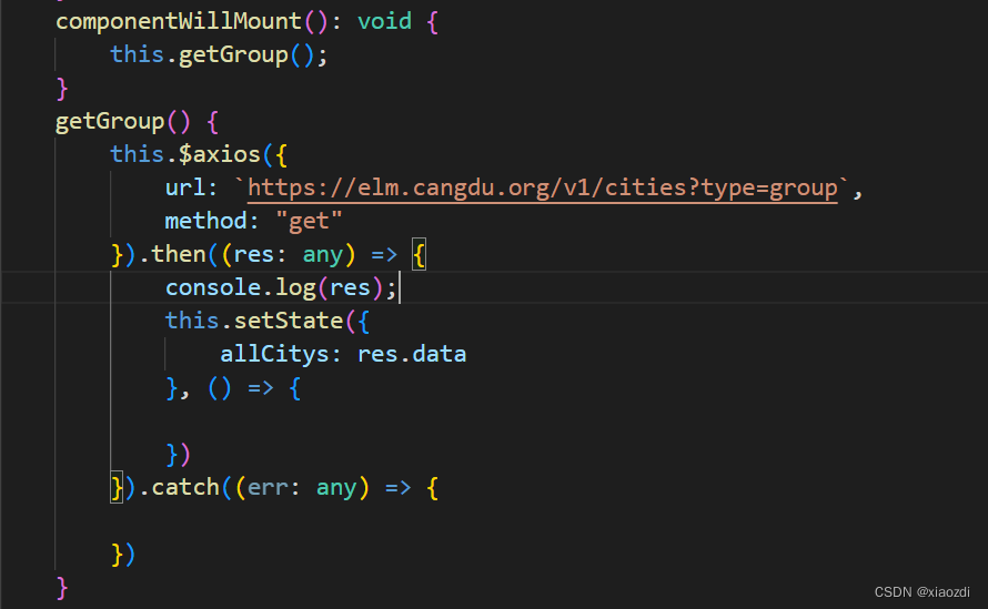 React+TS中axios网络请求以及利用Promise封装多个网络请求_ts axiospromise-CSDN博客