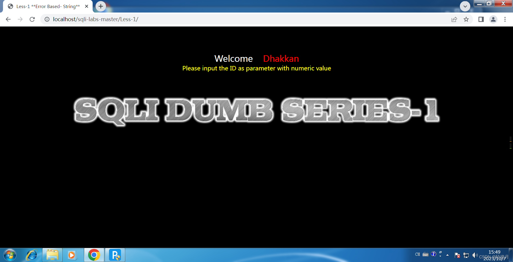 Configuration of phpstudy and sqli-labs-CSDN博客