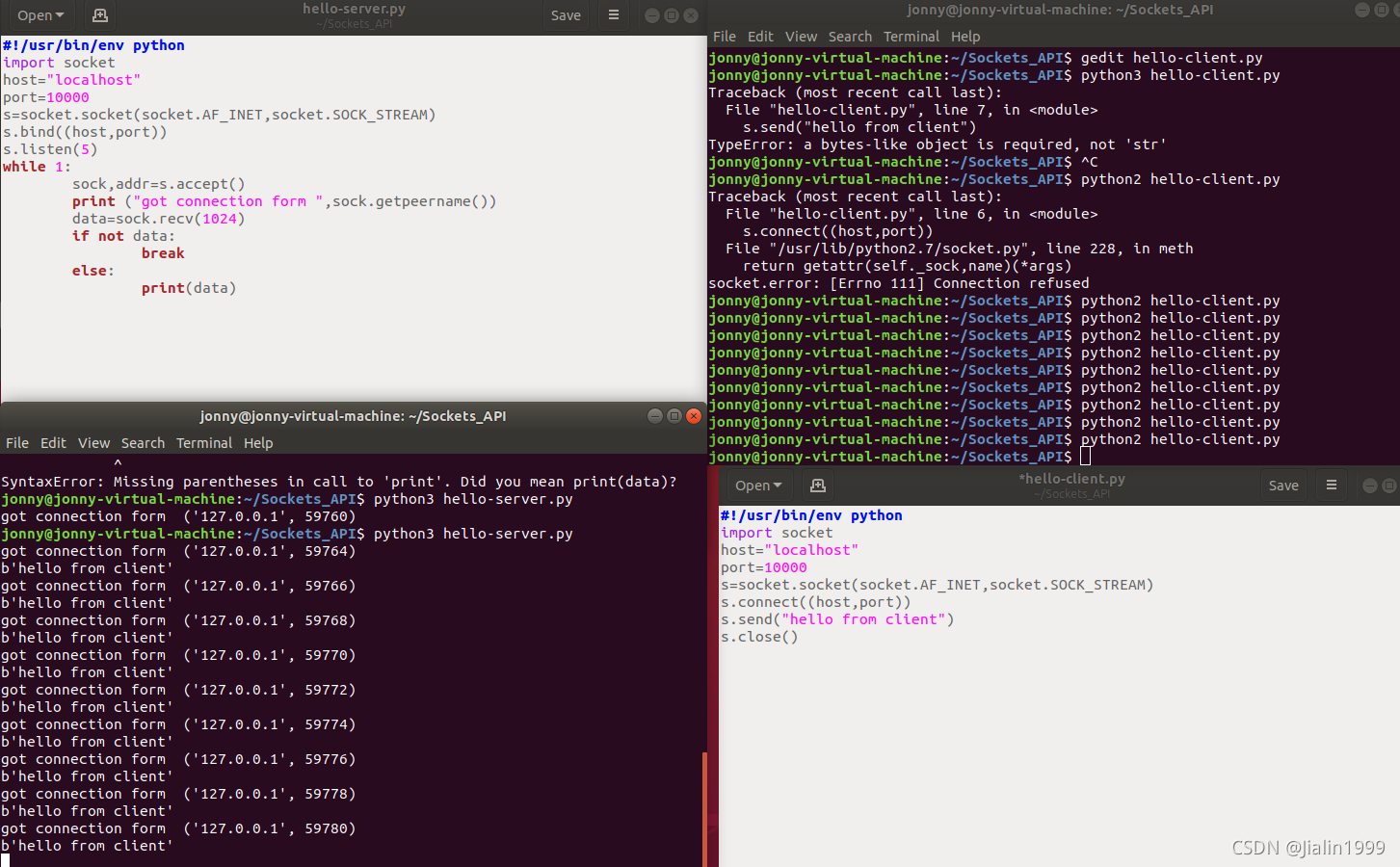 python实现tcp/ip通信_python tcpip进程间通信-CSDN博客