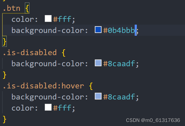 在vue中使用el-button，需要更改默认的禁用启用的颜色_--el-button-disabled-bg-color-CSDN博客