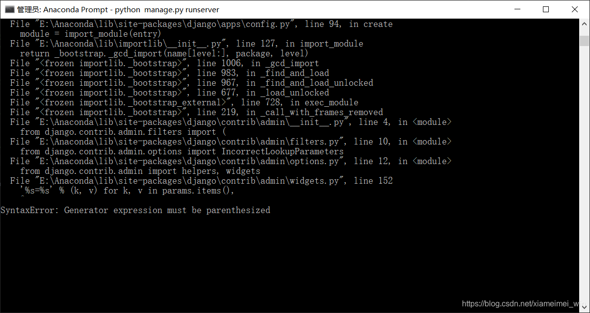 django1.11.11与Python3.7的兼容问题_django版本1.11.11使用的pyth-CSDN博客