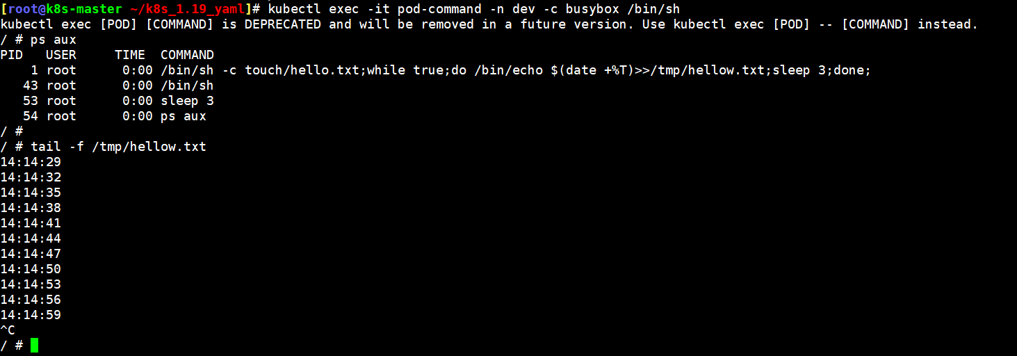（七）Kubernetes集群Pod资源启动命令command和args_pod command-CSDN博客
