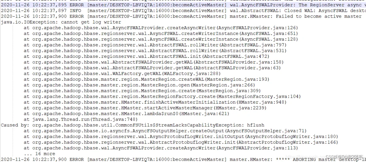 【Hbase】Windows下安装HBase（图文记录详细步骤、常见错误解答FAQ（Frequently Asked Questions））_hbase windows安装-CSDN博客