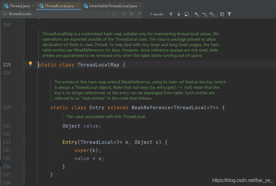 ThreadLocal源码，看完也许你就理解了。_threadlocal threaduserid = new threadlocal-CSDN博客