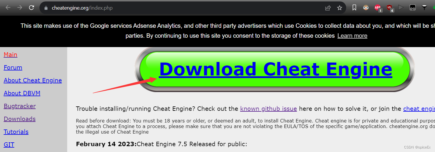 cheatEngine7.5在windows11下卡死_cheat engine win11-CSDN博客