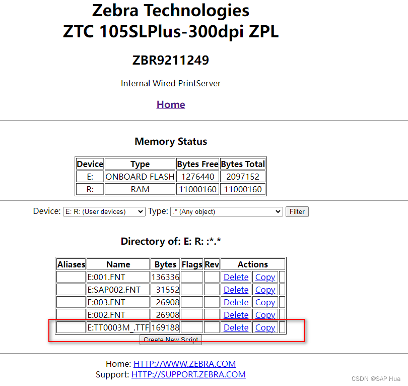 Zebra Setup Utilities: 将文件发送到打印机增加字体-CSDN博客