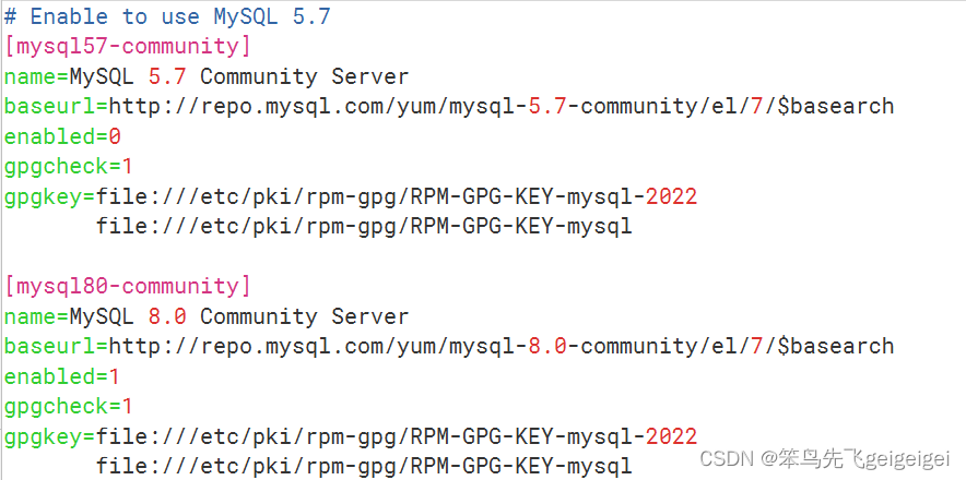 CentOS7用YUM方式部署mysql8.0版本_centos7.9 安装mysql8-CSDN博客