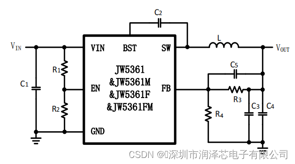 （矽力杰）JW5361 SOT23-6 18V/3A同步降压转换器 DC-DC电源芯片-CSDN博客