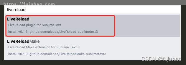 Sublime中使用livereload插件实时预览html文件sublime预览html Csdn博客