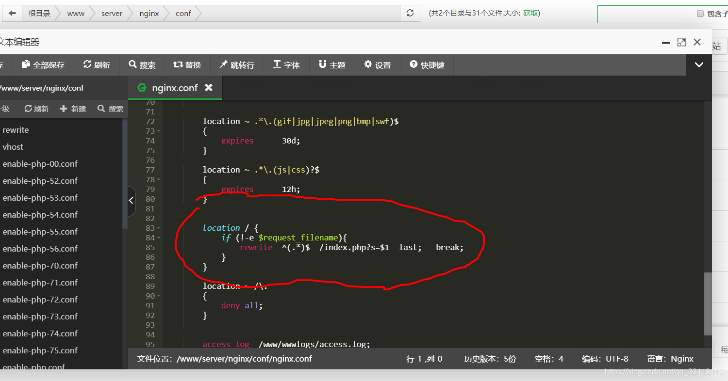 宝塔nginx 开启基于thinkphp6 的pathinfo模式_thinkphp6 pathinfo-CSDN博客