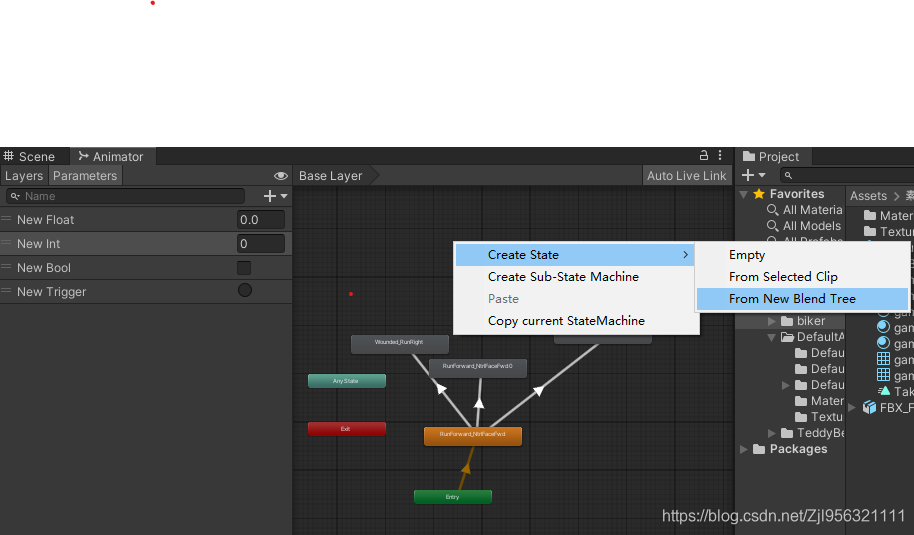 Animator动画混合树_blend tree 2d和1d-CSDN博客