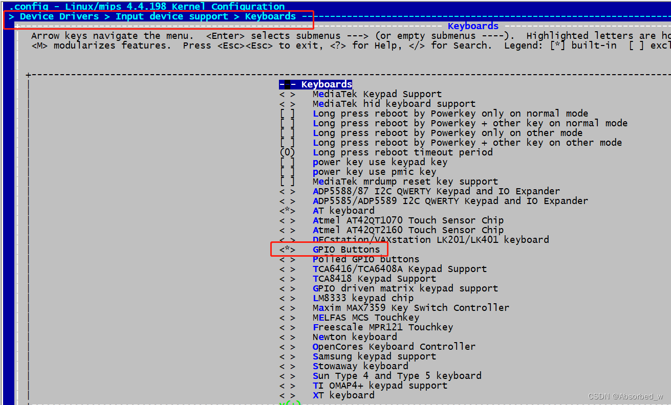 Linux Input子系统，gpio Keys，gpio中断使用gpio Keys和adc Keys是 Csdn博客 