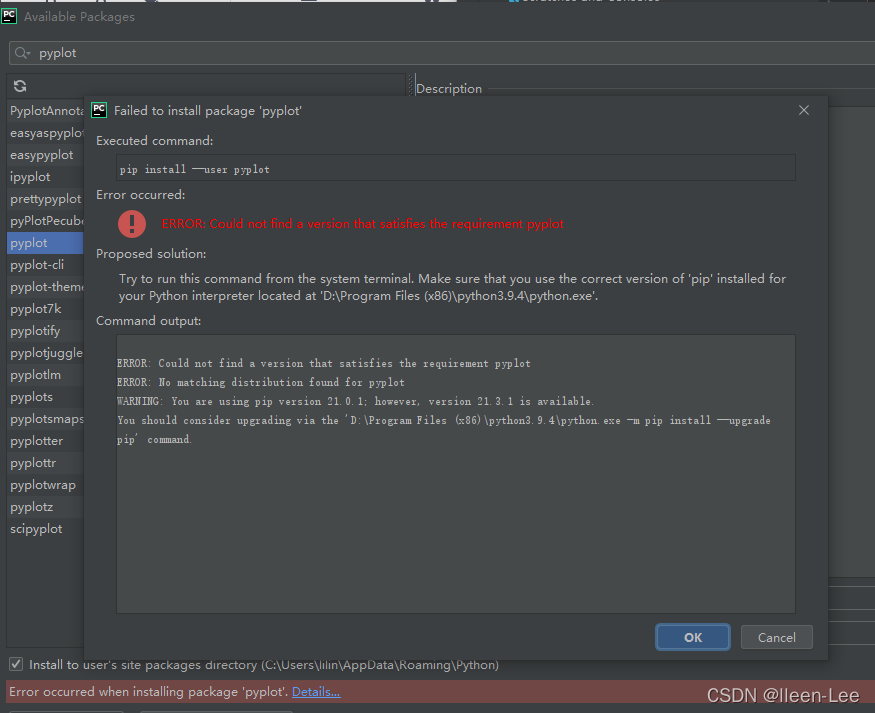 cannot import name ‘pyplot‘ ,most likely due to a circular import_cannot import name 'pyplot ...