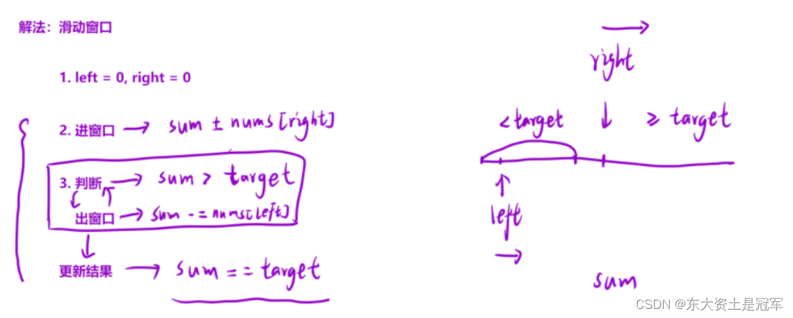 Leetcode刷题之1658. 将 x 减到 0 的最小操作数-CSDN博客