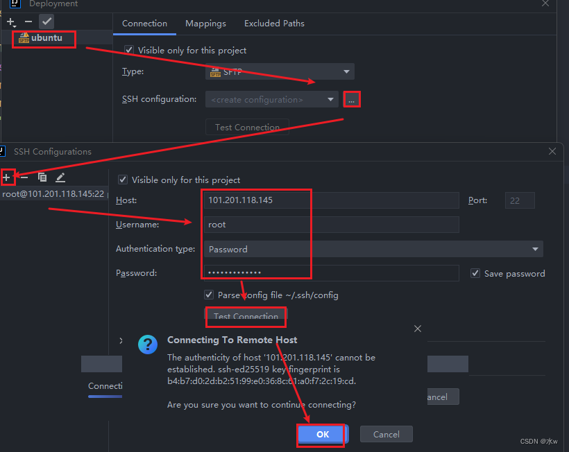 【idea-sprongboot项目】SSH连接云服务器进行远程开发_idea ssh远程开发-CSDN博客