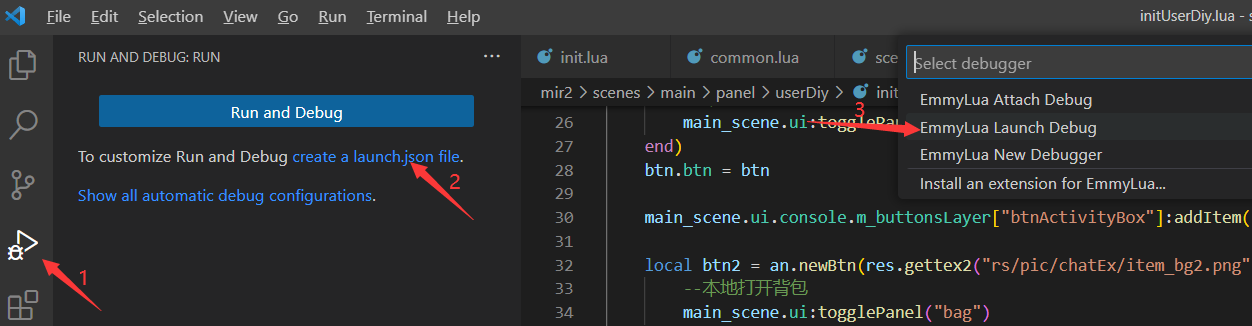 quick-cocos2d-x可调试开发环境搭建(vs+babelua和vscode+luaide)-CSDN博客