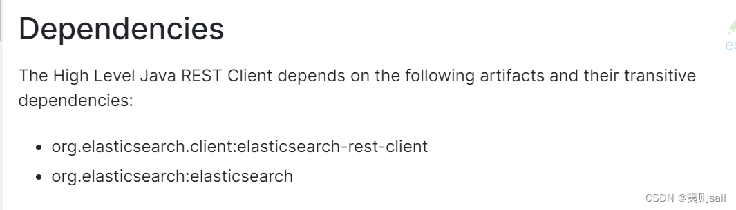 springboot集成es的high-level-client依赖问题_找不到依赖项 'org.elasticsearch.client:elasticsearch-res-CSDN博客