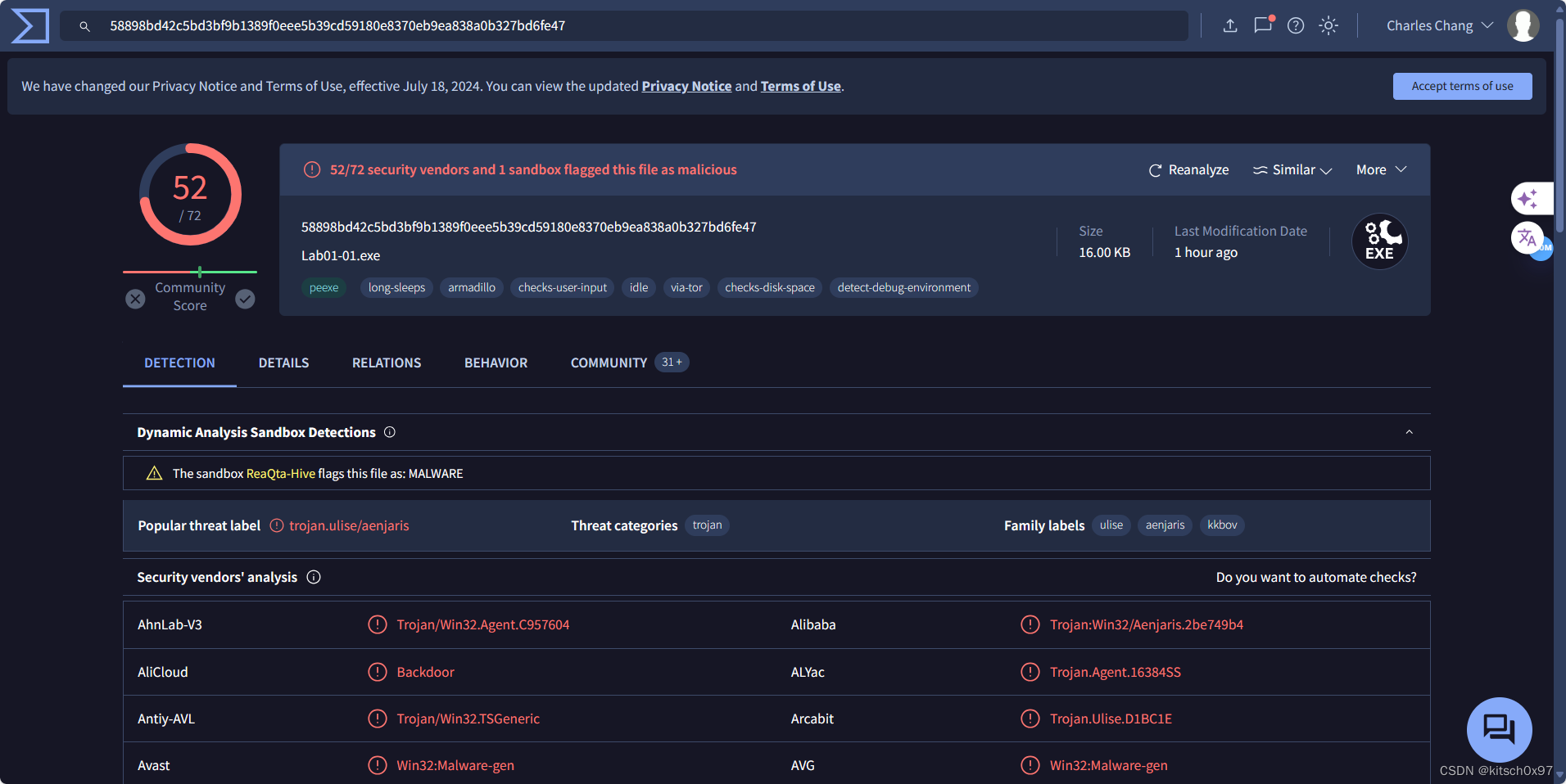 恶意代码分析实战_01静态分析基础知识_实验_恶意代码分析实战lab01-01-CSDN博客