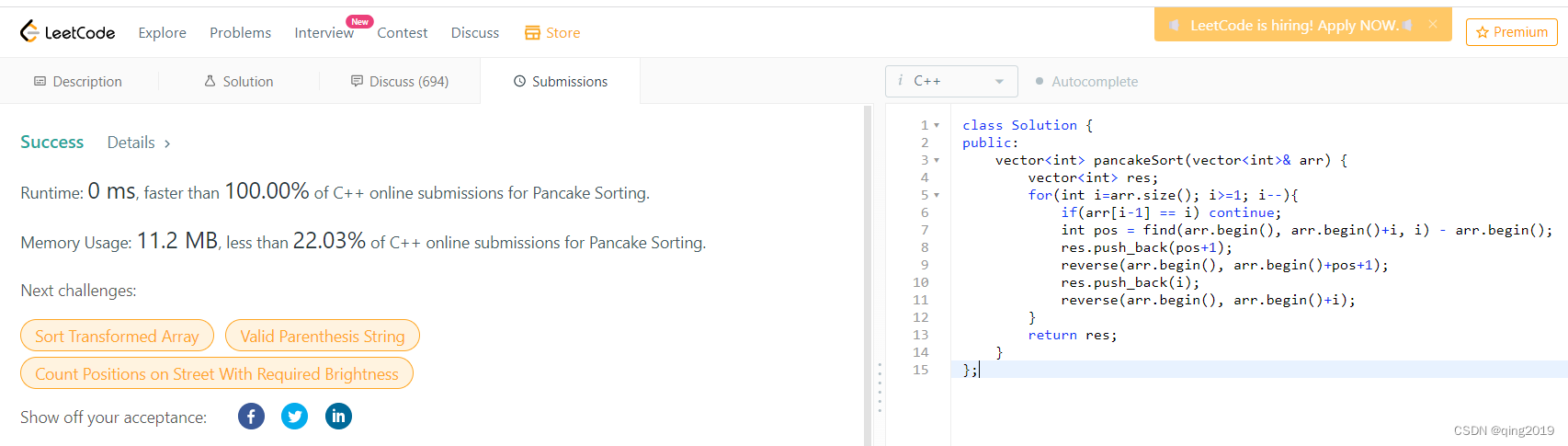 969. Pancake Sorting_pancate sorting-CSDN博客