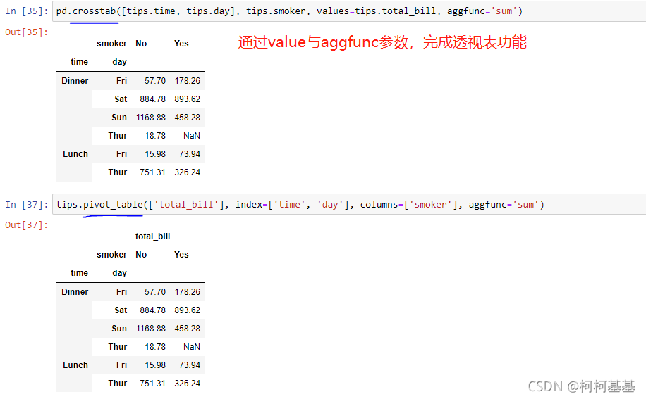 利用python进行数据分析——透视表与交叉表python 交叉表条件查询 Csdn博客