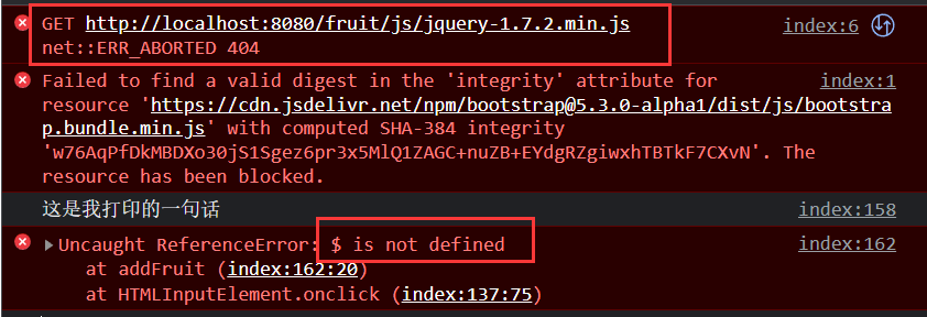 Uncaught ReferenceError: $ is not defined之解决jquery引用不成功的办法_searchstudent:92 uncaught ...
