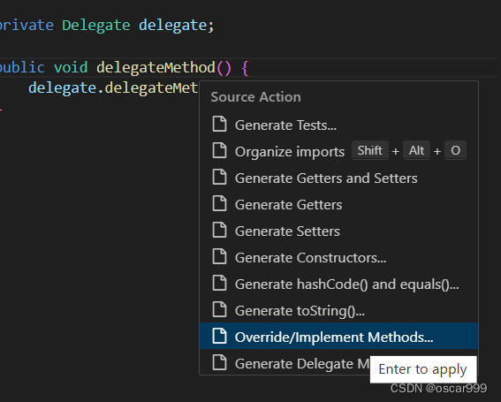 VS Code之Java代码重构和源代码操作_vscode java 重构-CSDN博客