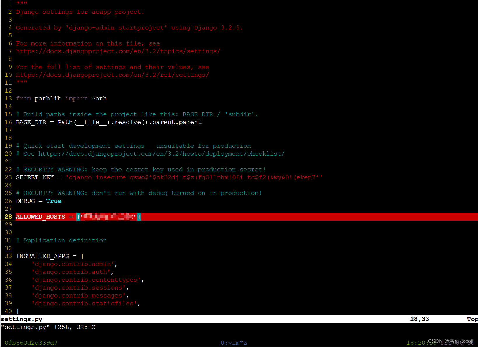 AcWing Django框架课 2.配置docker、git和django初始化_acwing sudo密码-CSDN博客
