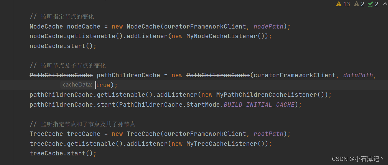 Zookeeper客户端Curator5.2.0节点事件监听CuratorCache用法_curatorframework监听代码-CSDN博客