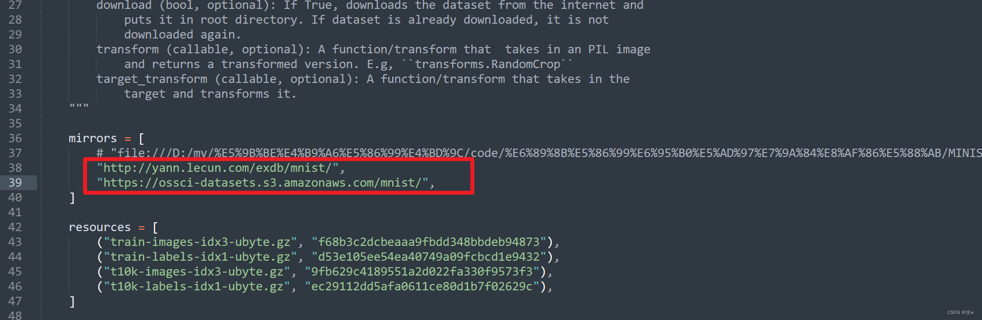 Python 手写数字识别 MNIST数据集下载失败_手写数字数据集下载-CSDN博客