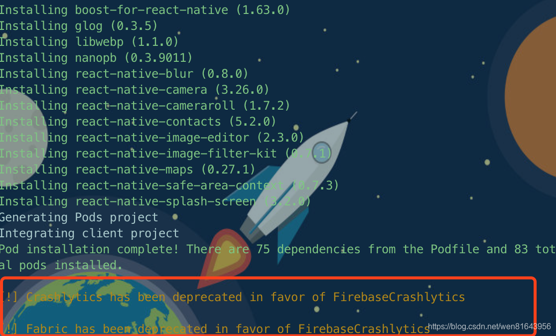 react-native0.62 run-ios启动报错error code 65_react native 运行项目时,ios出现 code65-CSDN博客