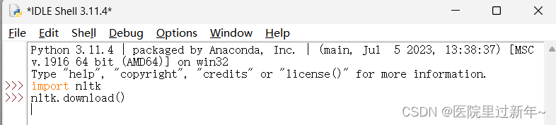NLTK安装问题—— [Errno 11004] getaddrinfo failed（附详细安装过程）_getaddrinfo failed怎么解决-CSDN博客