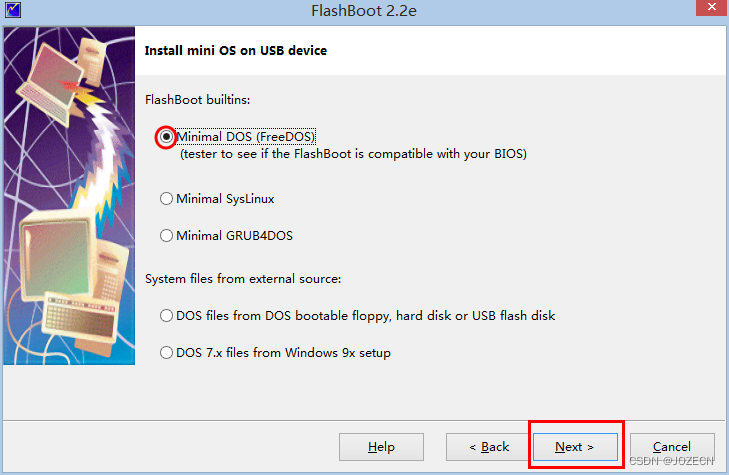 FlashBoot 2.2e制作DOS启动盘教程-CSDN博客