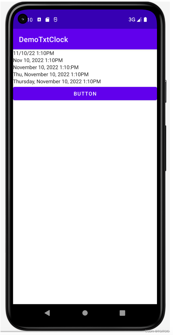 Android入门第21天-Android里TextClock的使用_android textclock 更新机制-CSDN博客
