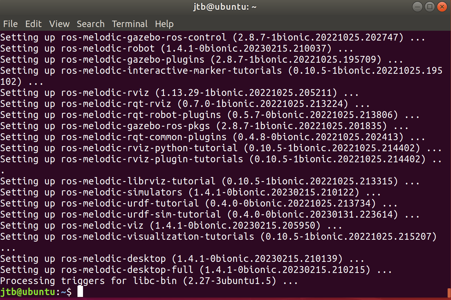 Ubuntu18.04安装ROS系统（melodic版）并实现小海龟仿真_ubuntu1804 melodic ros-CSDN博客