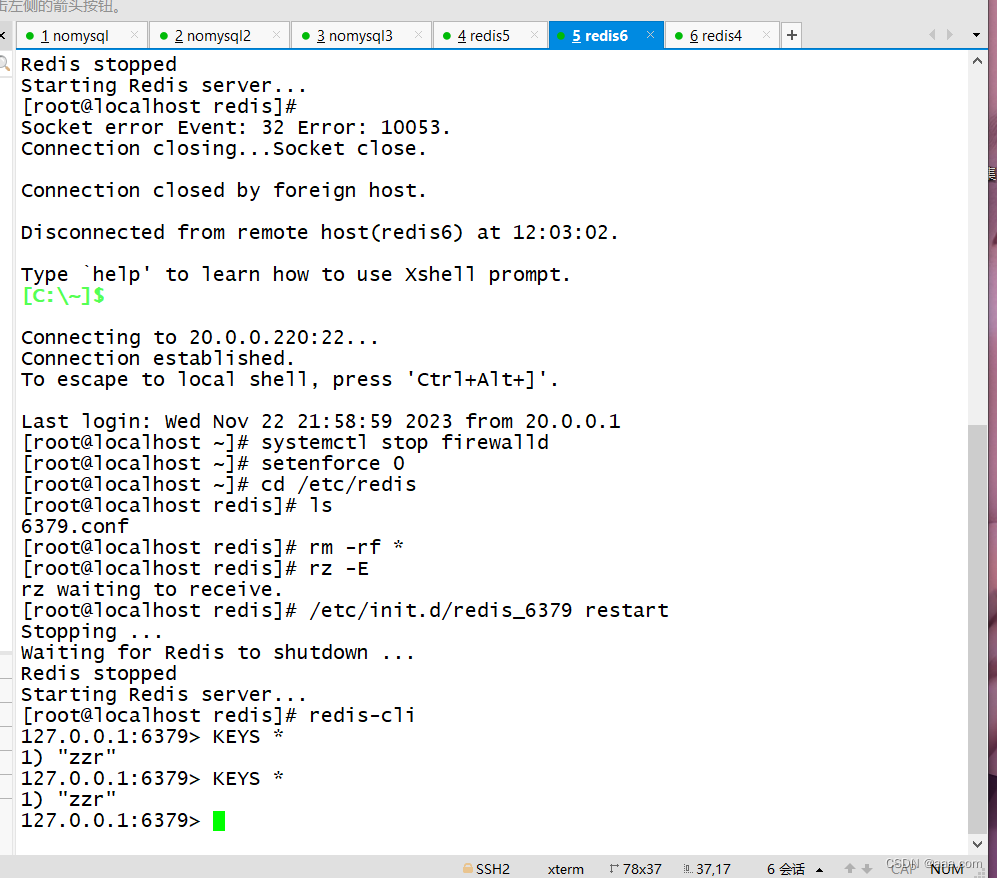 redis-cluster集群_(error) moved 4768-CSDN博客