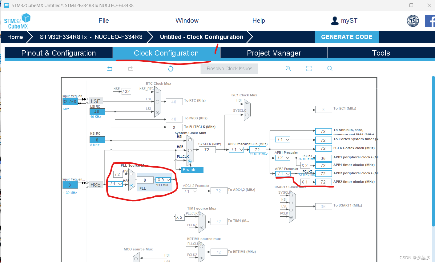 使用Stm32CubeMX配合Stm32F334nucleo板-TIM定时器模块输出PWM波_stm32f334定时器引脚-CSDN博客