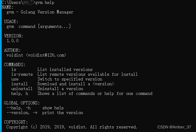 Windows安装golang多版本管理工具gvmgwindow安装 Gvm Csdn博客 