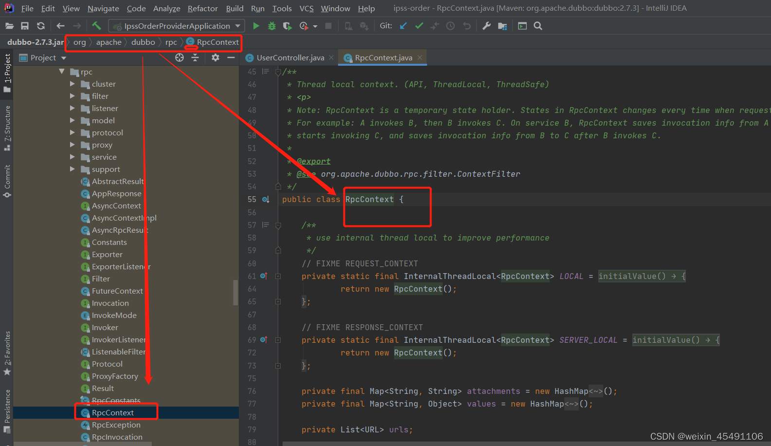 nested exception is java.lang.NoSuchMethodError: com.alibaba.dubbo.rpc.RpcContext_last error is ...