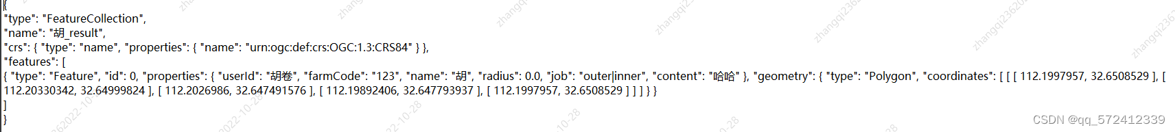 java构造和生成固定的json格式（geojson为例）_geojson 转json-CSDN博客