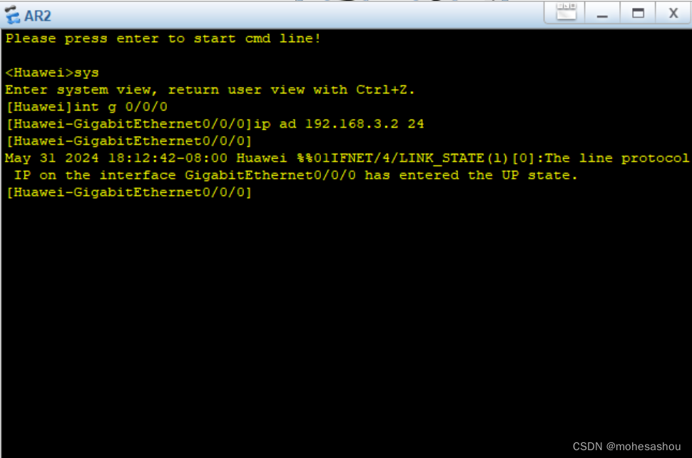 关于ensp的简单的配置_ensp server配置-CSDN博客