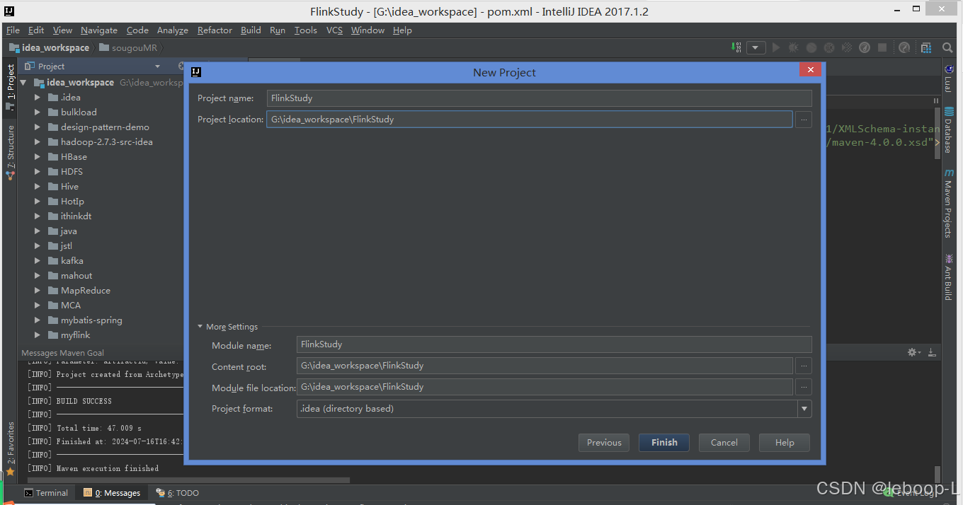 IDEA搭建Flink开发环境及WordCount_Flink-CSDN专栏