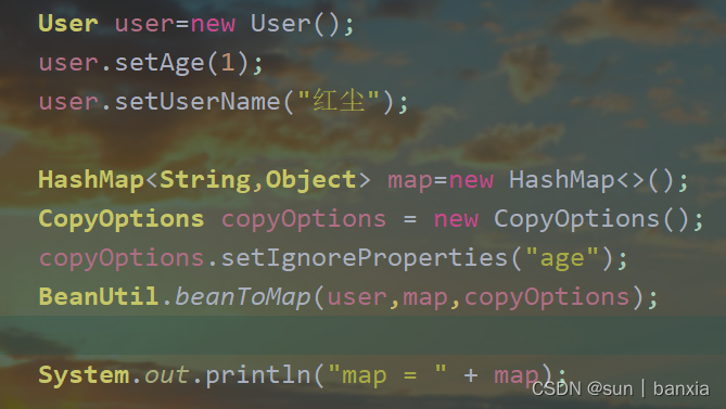 hutool包下BeanUtil常用方法_beanutil.beantomap-CSDN博客