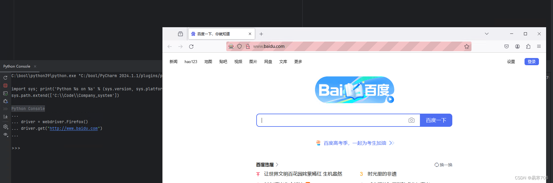 Python + Selenium + Firefox 安装教程_python selenium firefox-CSDN博客